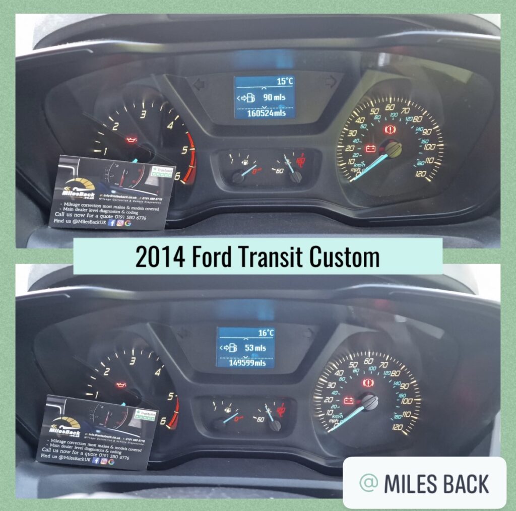 Ford Transit Custom Mileage Correction - Mileage Correction @ Miles ...