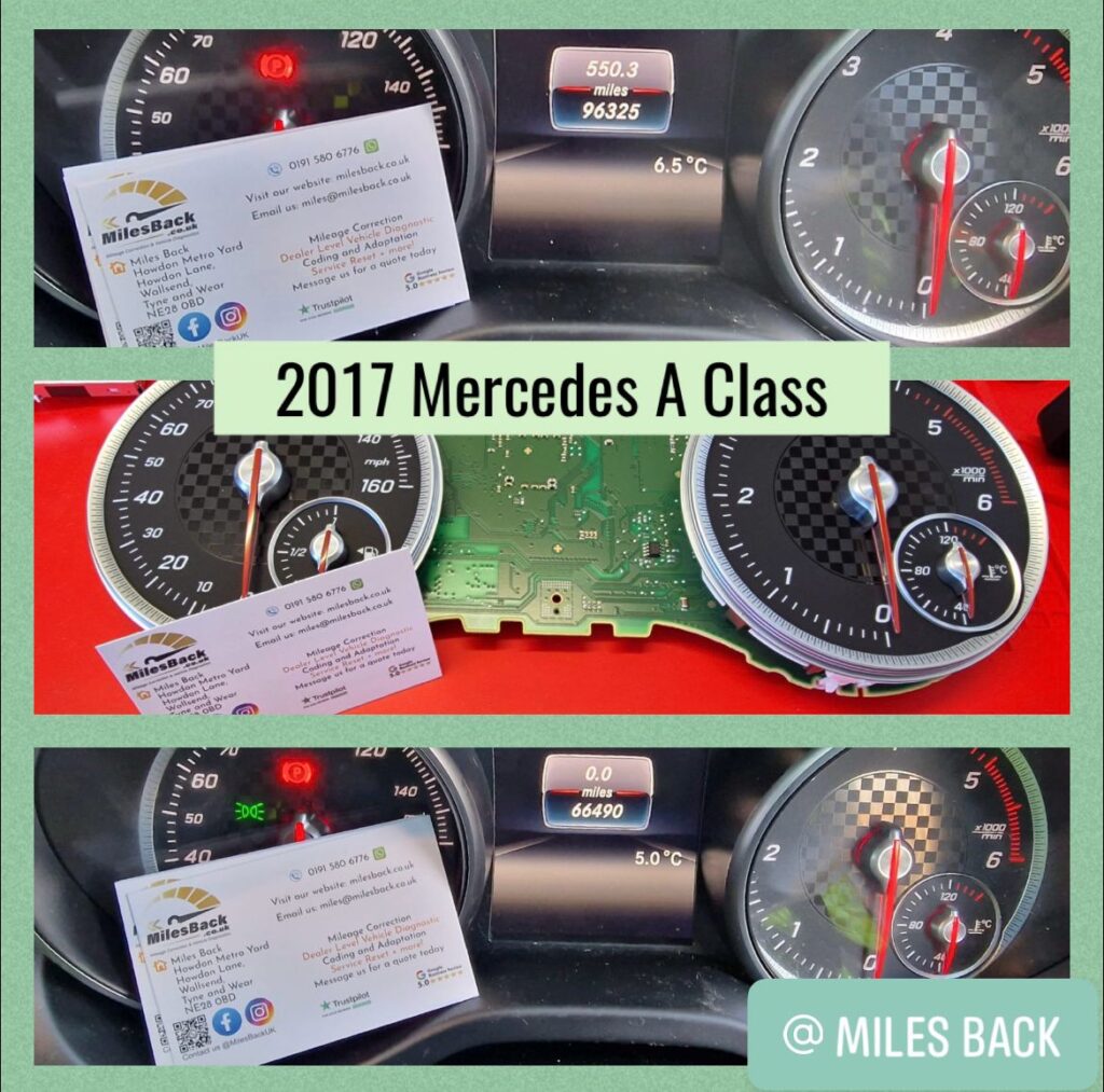 Mercedes A Class Mileage Correction - Mileage Correction @ Miles Back ...