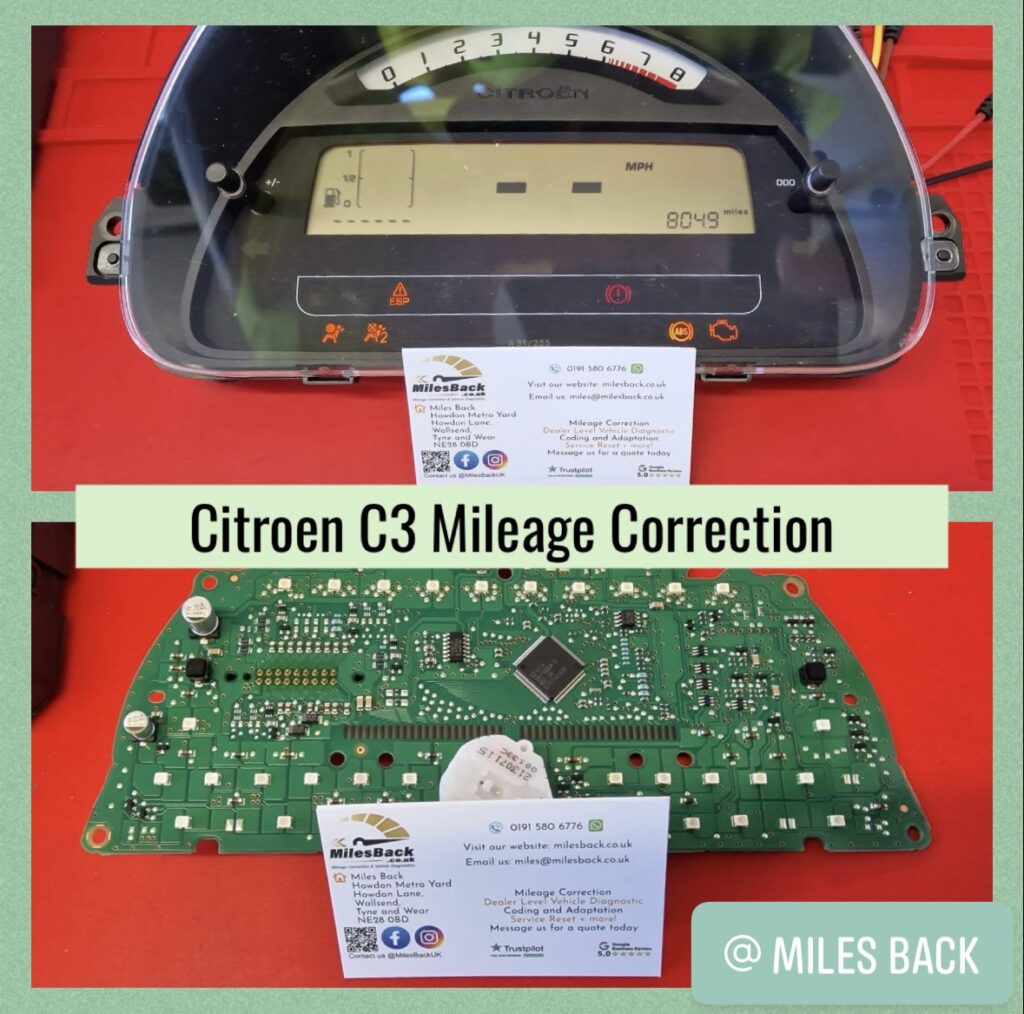 Citroen C3 Aircross Mileage Correction - Mileage Correction @ Miles Back | Remap Newcastle ...