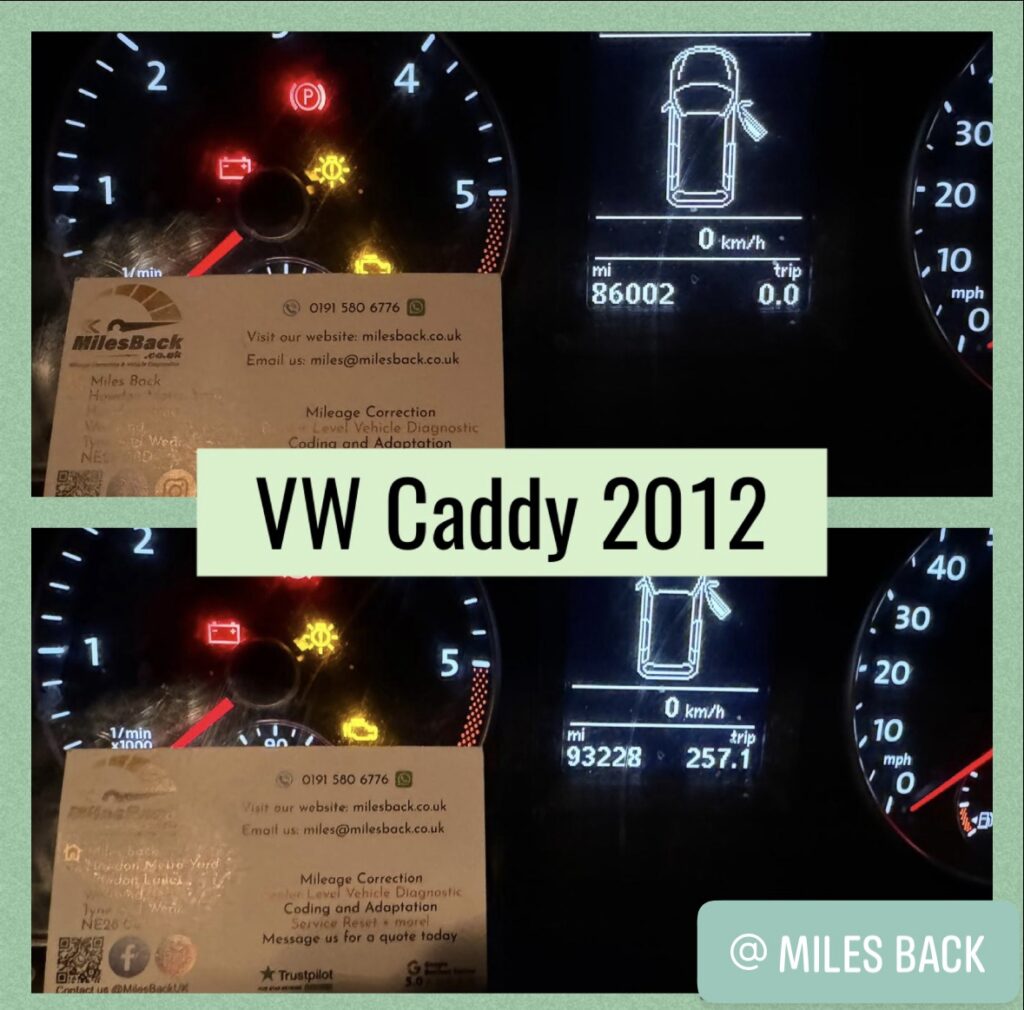 Volkswagen Caddy Mileage Correction - Mileage Correction Remaps ...