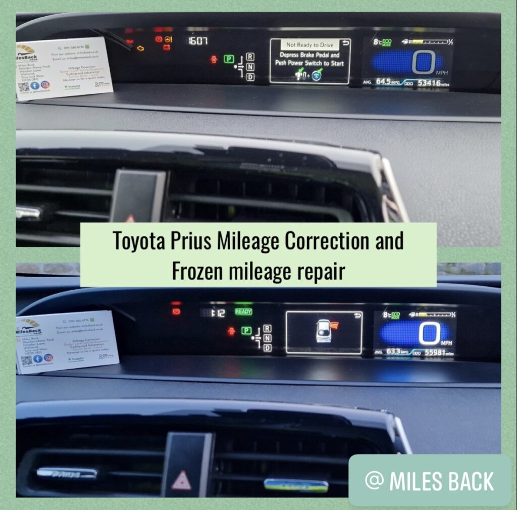 Toyota Prius Mileage Correction - Mileage Correction @ Miles Back ...
